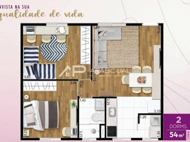 APARTAMENTO 2 DORMITÓRIOS MINHA CASA MINHA VIDA J. Florida Jacareí