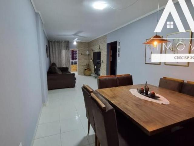 Apartamento 2 dormitórios, mobiliado com 91 M² em Praia Grande, Canto do Forte, 200 metros da praia