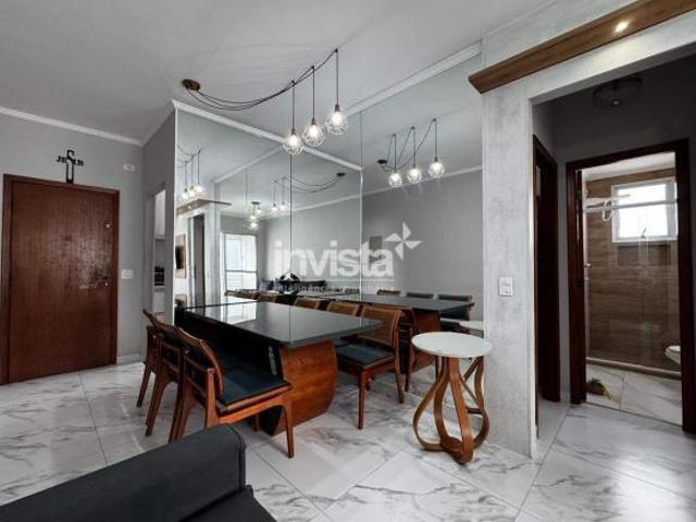 Apartamento 2 Dormitórios na Encruzilhada, Santos 56,59m² | 1 Vaga | Portaria 24h