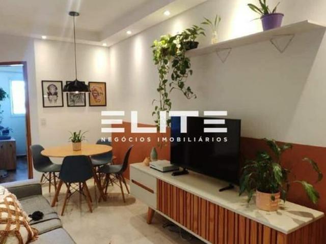Apartamento 2 dormitórios na Frente em Santo André Bairro Santa Maria – 40,23 m²