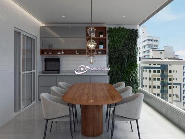 Apartamento 2 Dormitórios na Planta Aviação Praia Grande 1 Suíte 2 Vagas