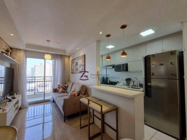 Apartamento,2 dormitórios à venda, 51 m² Mobiliado Porteira Fechada Mooca São Paulo/SP