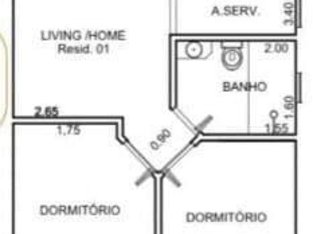 Apartamento 2 dormitórios à venda em Vila Scarpelli, Santo André – 2 vagas