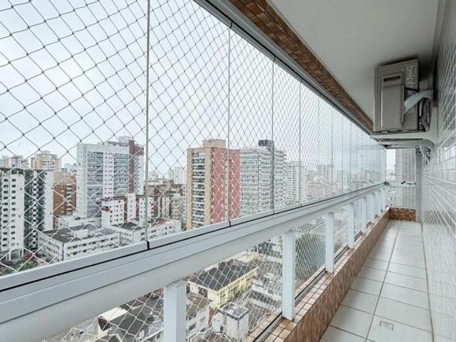 Apartamento 2 Dormitórios com 1 Suíte e Sacada Gourmet no Canto do Forte, Praia Grande/SP