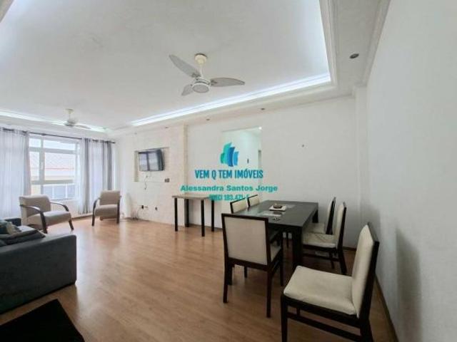 Apartamento 2 dormitórios com garagem fechada, VENDA ou LOCAÇÃO, 119m², MARAPÉ em Santos