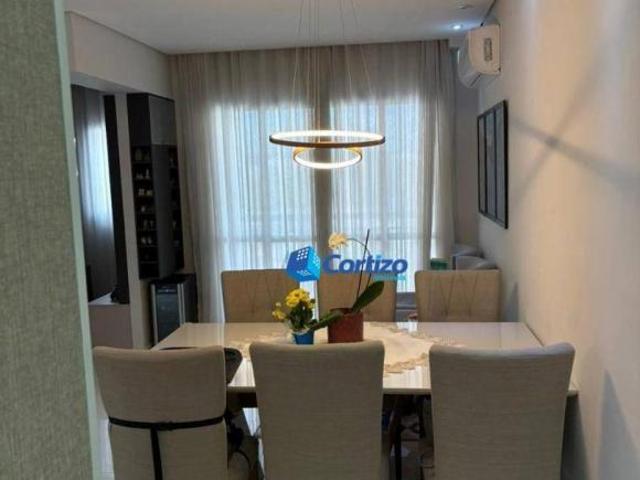 Apartamento 2 dormitórios com suíte e planejados no Espaço e Vida em Jundiaí, sol da manhã, 1 vaga p