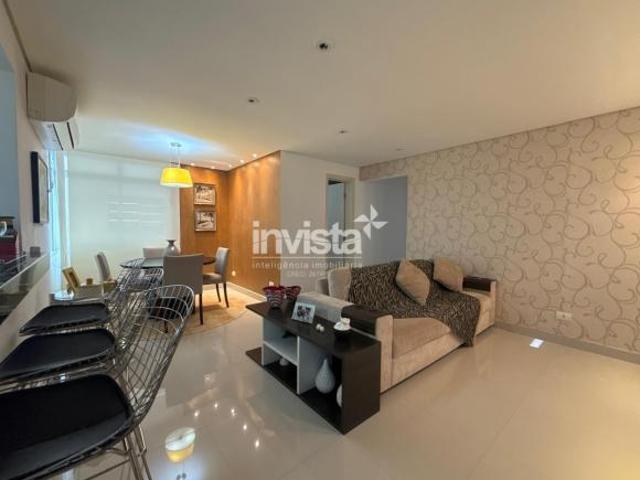 Apartamento 2 Dormitórios com Suíte no Gonzaga, Santos – 89 m², 1 Vaga