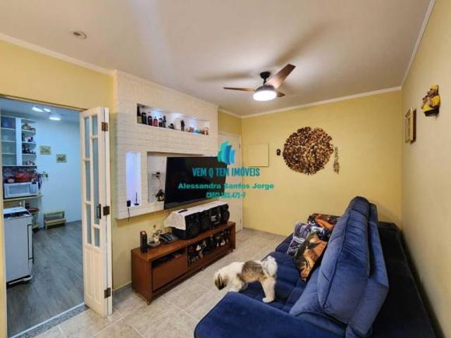 Apartamento 2 dormitórios e 2 banheiros, GARAGEM FECHADA e ELEVADORES, em Ponta da Praia, Santos/SP