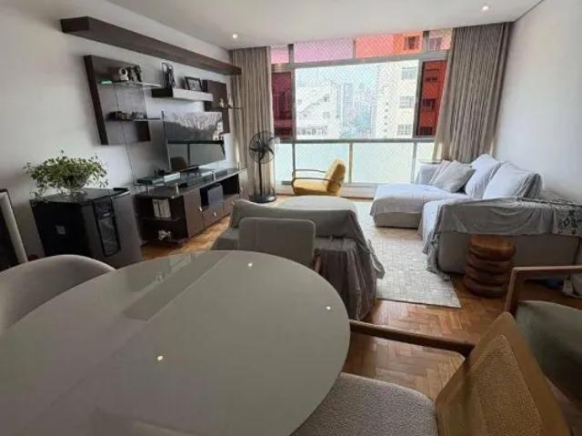 Apartamento 2 dormitórios + escritório, reformado, com 108 m2 a. U 1 vaga perdizes