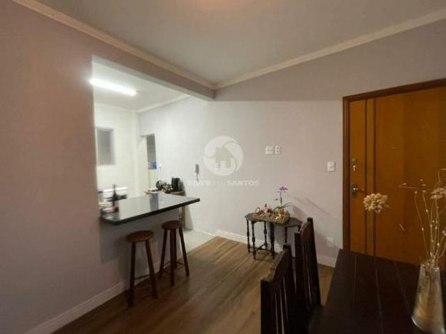 Apartamento 2 Dormitórios, Frente ao Mar e Pronto para Morar na Ponta da Praia Santos SP