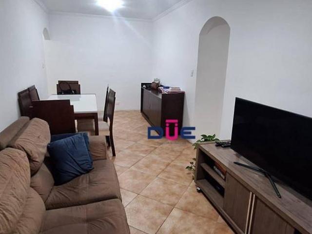 Apartamento 2 dormitórios, garagem fechada, na Aparecida, Santos