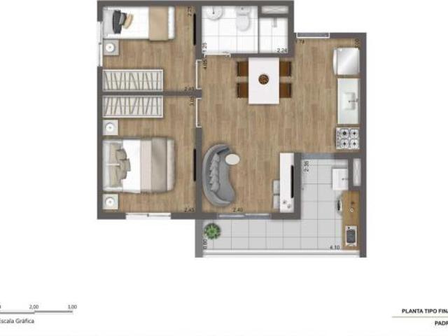 Apartamento 2 Dormitórios Interlagos