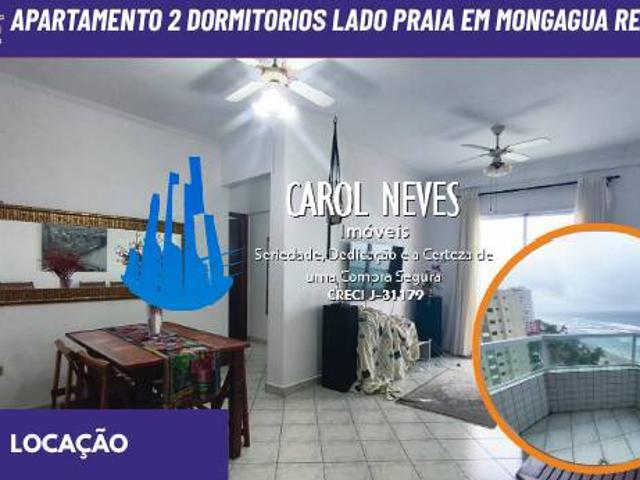 APARTAMENTO 2 DORMITORIOS LADO PRAIA LOCACAO MONGAGUA