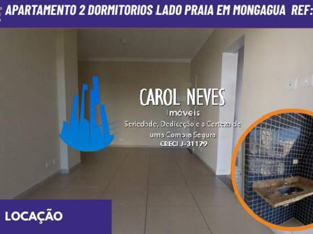 APARTAMENTO 2 DORMITORIOS LADO PRAIA LOCACAO MONGAGUA