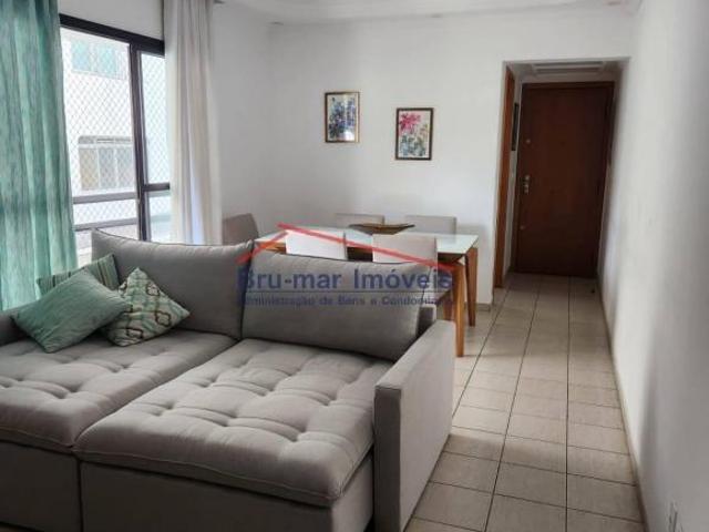 Apartamento 2 dormitórios, Pompéia, próximo a praia, lazer, vaga demarcada