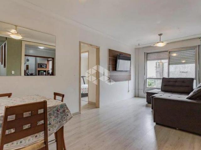 Apartamento 2 dormitórios/ quarto com 1 vaga coberta