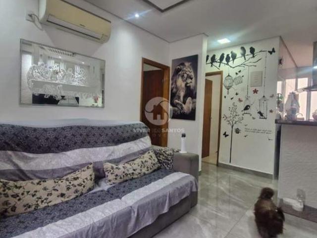 Apartamento 2 Dormitórios, Reformado e Planejados no Embaré Santos SP