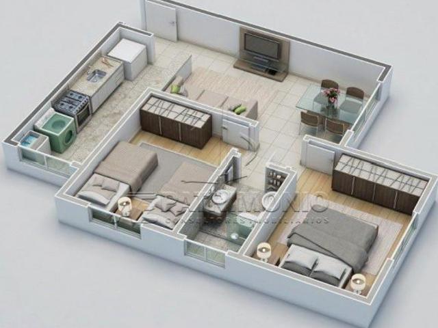 APARTAMENTO 2 DORMITÓRIOS RESIDENCIAL PARQUE SINFONIA