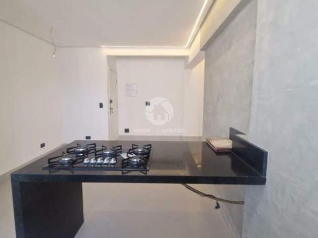 Apartamento 2 Dormitórios, Suíte e Vista Livre na Ponta da Praia Santos SP