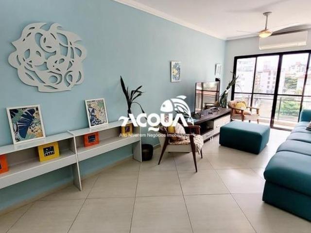 Apartamento 2 dormitórios sacada piscina Enseada