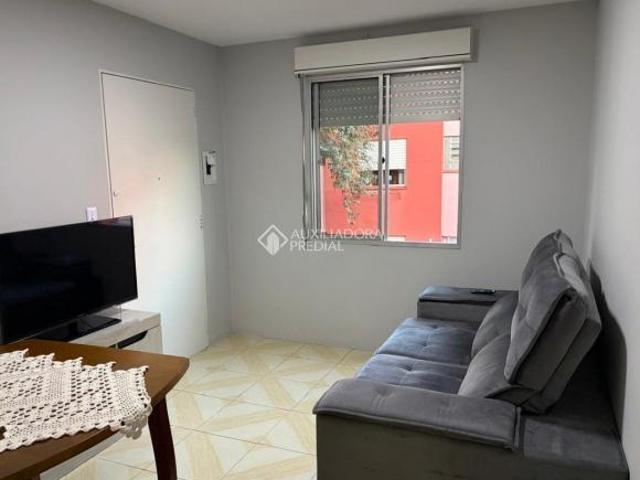 Apartamento 2 dormitórios semi mobiliado com vaga no bairro Canudos