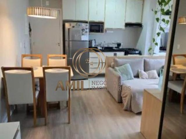 Apartamento, 2 Dormitórios sendo uma 1 suíte 53m², todo planejado, sacada, Jd. Satélite, SJC