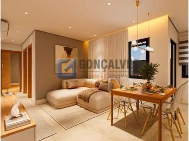 Apartamento 2 dormitórios sendo 1 suite, 92 mts² no Bairro Campestre em Santo André