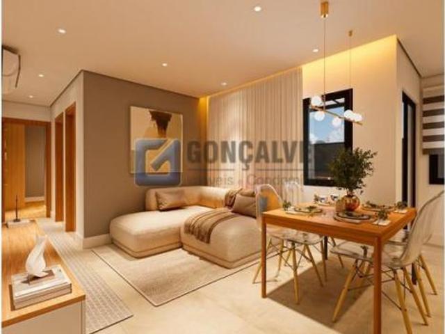 Apartamento 2 dormitórios sendo 1 suite, 92 mts² no Bairro Campestre em Santo André