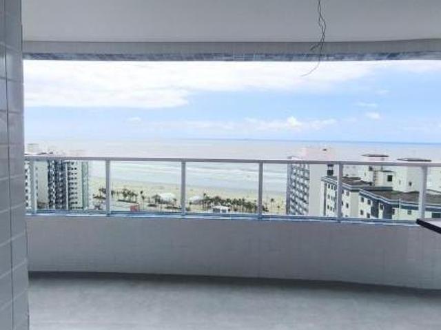 Apartamento 2 dormitórios sendo 1 suíte com vista para o mar, Ocian, Praia Grande