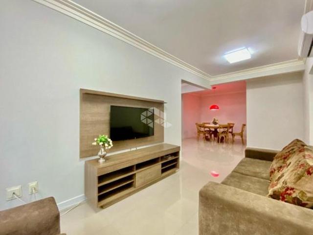Apartamento 2 dormitórios, sendo 1 suíte, banho social, sacadas integrada, climatizado e mobiliado c