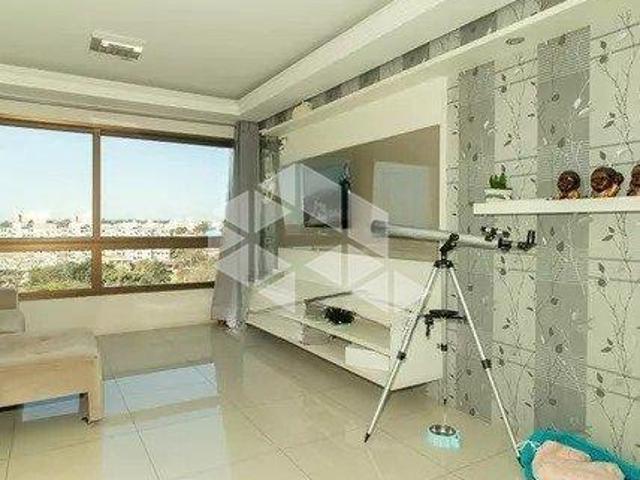 Apartamento 2 dormitórios, sendo 1 suíte, semimobiliado, lareira e churrasqueira
