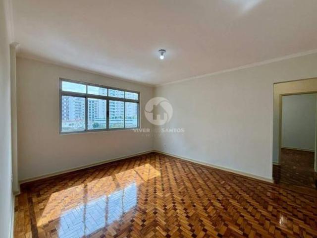 Apartamento 2 Dormitórios, Vaga Demarcada e Elevador no Gonzaga – Santos/SP