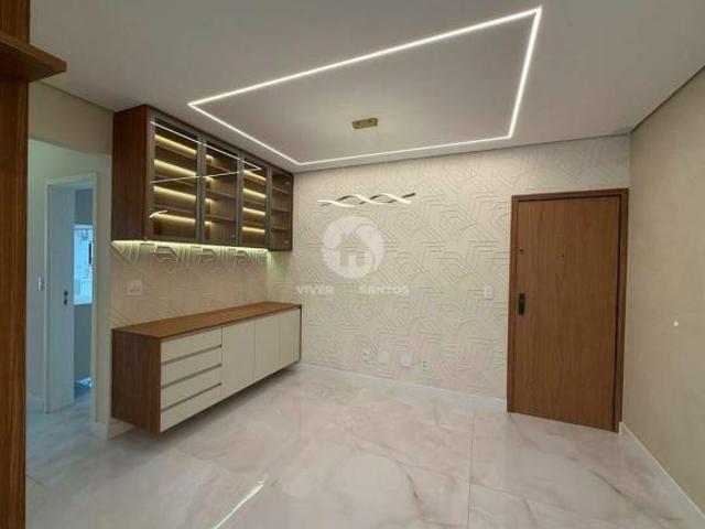 Apartamento 2 Dormitórios, Varanda e Lazer Completo no Boqueirão Santos SP