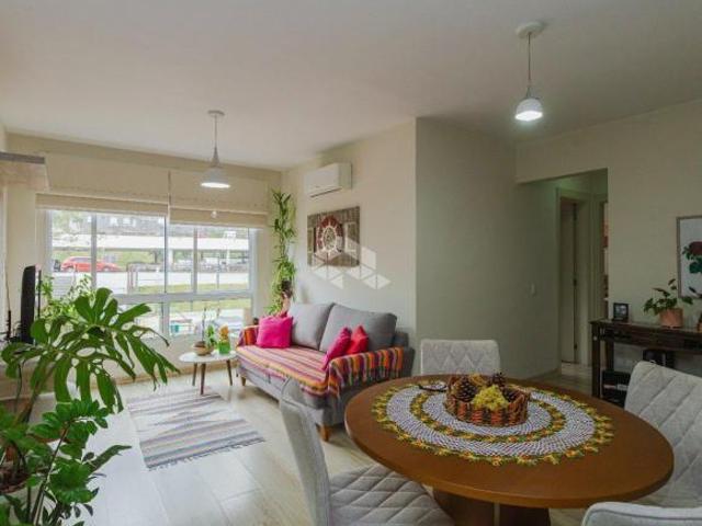 Apartamento 2 dormitórios, 1 suíte, 1 vaga no bairro Jardim Carvalho, no condomínio Rossi Caribe