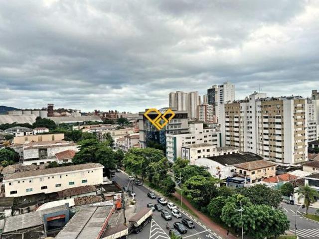 Apartamento 2 dormitórios 1 suíte com 2 vagas – Santos Bairro Aparecida | 70m²
