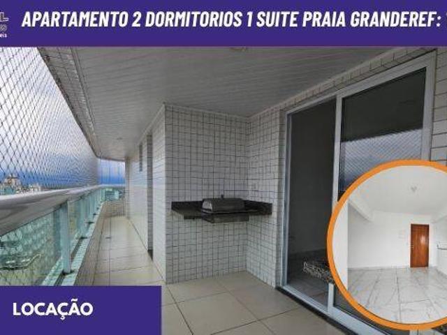 APARTAMENTO 2 DORMITORIOS 1 SUITE VARANDA GOURMET LOCACAO PRAIA GRANDE
