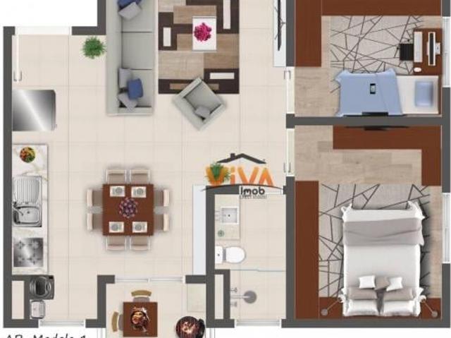Apartamento 2 dormitórios 45 m² por R$ 255.000 Laranjeiras Caieiras/SP
