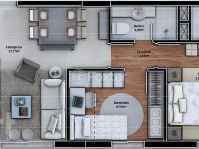Apartamento, 2 dormitórios, 60.8 m², em Marechal Rondon