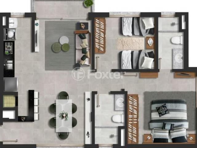 Apartamento, 2 dormitórios, 74.48 m², em Passo da Areia