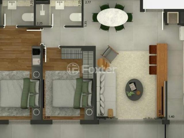 Apartamento, 2 dormitórios, 73.73 m², em Petrópolis