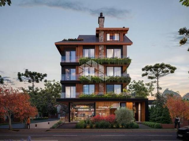 Apartamento 2 dormitórios/suítes, 69,12m², na Av. Borges de Medeiros, Gramado