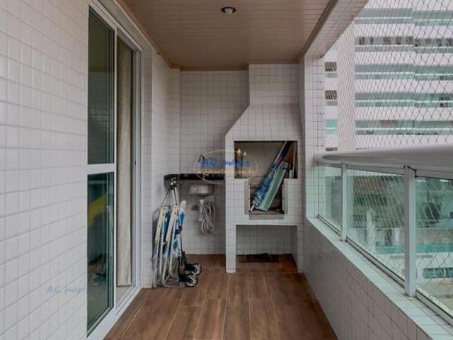 Apartamento 2 dorms na Aviação Varanda Gourmet 300mts da Praia!