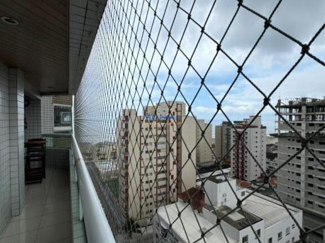 Apartamento 2 dorms e Varanda Gourmet na Guilhermina 150mts da Praia!
