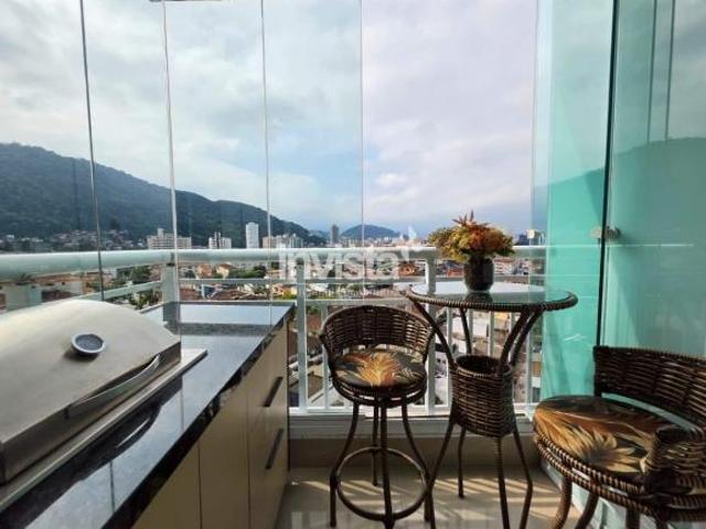 Apartamento 2 Dorms 1 suíte, Frente, 64m² com 1 vaga – Marapé, Santos/SP