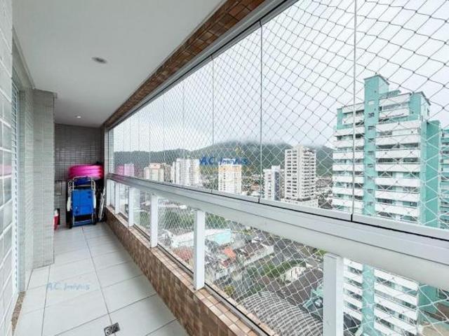 Apartamento 2 dorms 2 vagas no Forte apenas 600mts da praia! Financia!