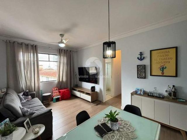 Apartamento 2 quartos, 3 banheiros e vaga de garagem demarcada Aparecida/Santos SP