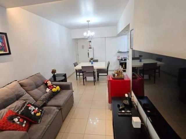 Apartamento 2 quartos 3 banheiros vaga demarcada/Ponta da Praia/ santos