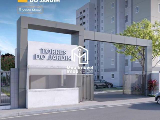 Apartamento 2 Quartos 1 Vaga 46m² Santa Maria