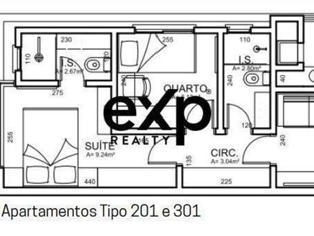 Apartamento 2 Quartos 1 Vagas Boquerião