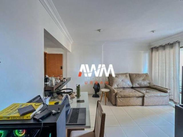 Apartamento 2 quartos 1 suíte | 69 m² | 1 vaga | Lazer completo – Próximo ao Flamboyant R$ 525.000